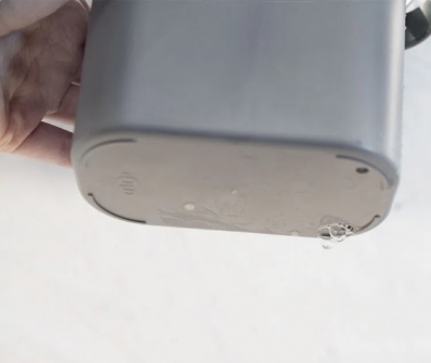 Dispenser Detergente Organizador Pia Trium 650 ml chumbo Ou DT550